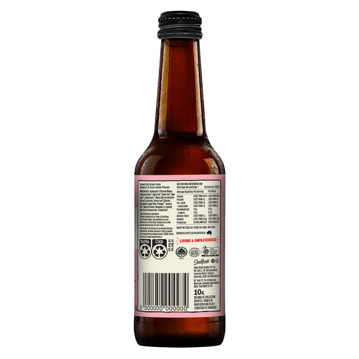 Raspberry & Lemon 330ml – lobros