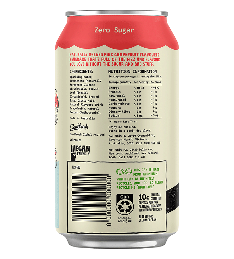 Pink Grapefruit 375ml – lobros
