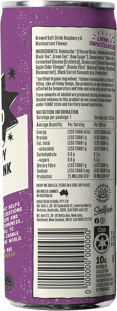 Raspberry & Blackcurrant 250ml – lobros