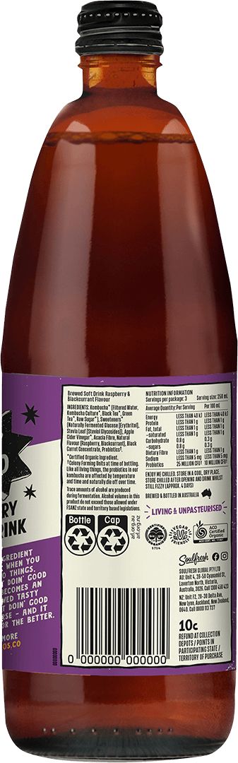 Raspberry & Blackcurrant 750 ml – lobros